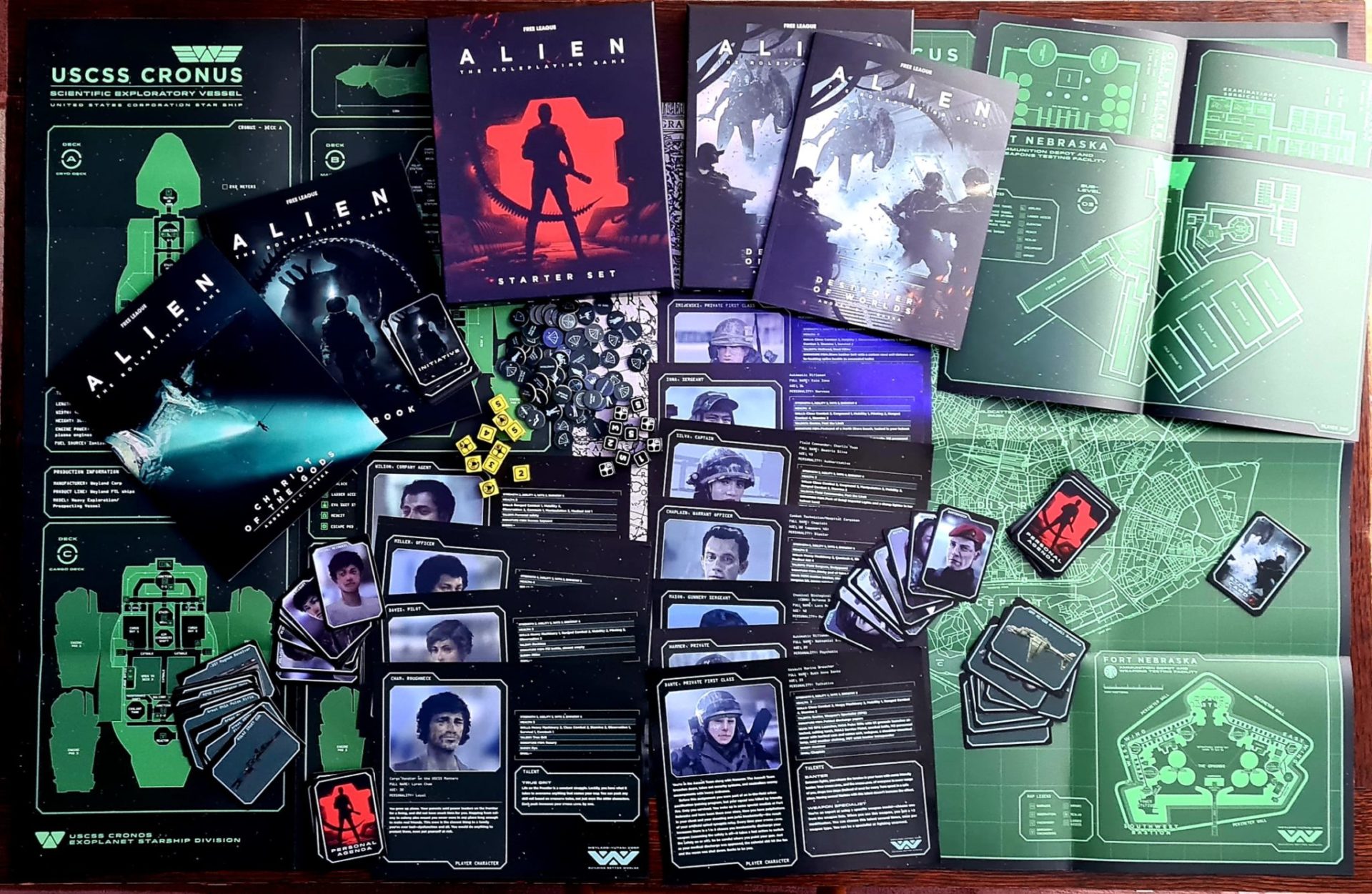 Alien RPG Starter set & Destroyer of Worlds – MYOGAMING.SE